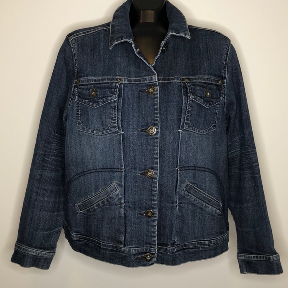 Penningtons Jackets & Coats | Penningtons Button Up Stretch Denim ...